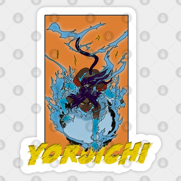 Yoruichi Shion Bleach Merch Yoruichi Shion Sexy Sticker Teepublic
